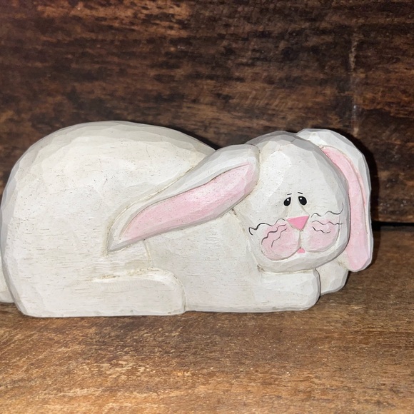 Midwest | Holiday | Handcrafted Wooden Bunny Figurine | Poshmark